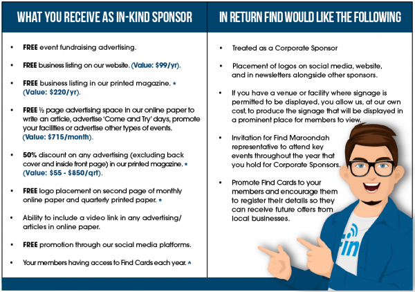 In-Kind Sponsorship Information - Find Foundation